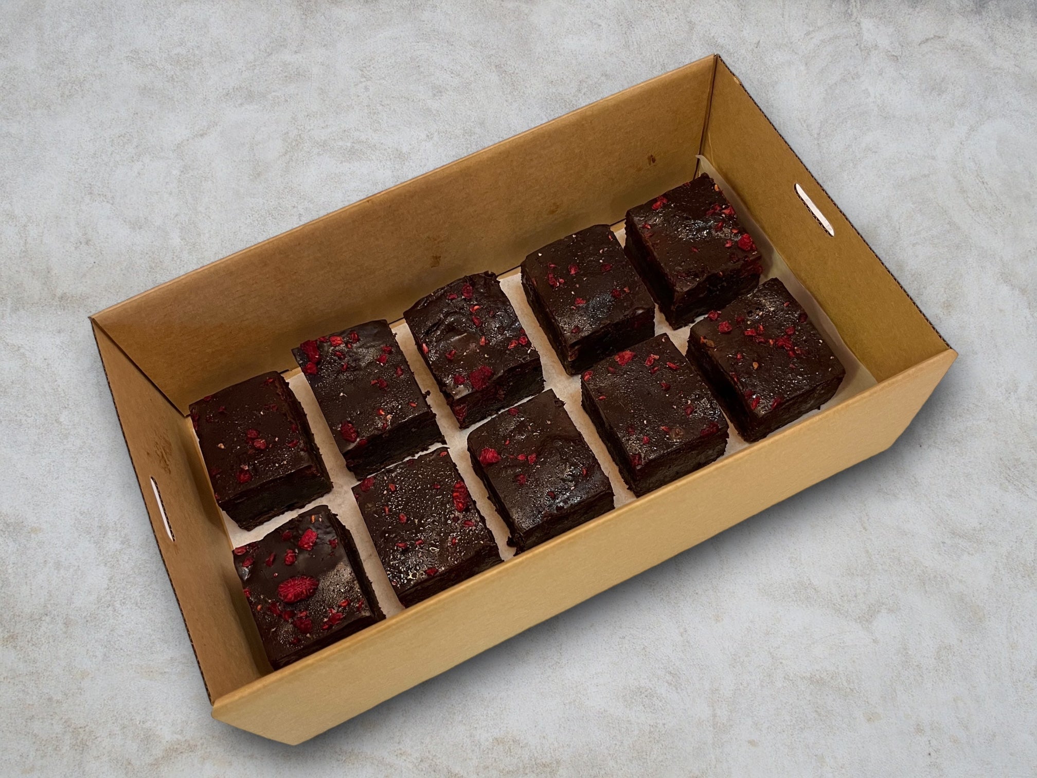 Raspberry Brownie Box – Baked by Keiran
